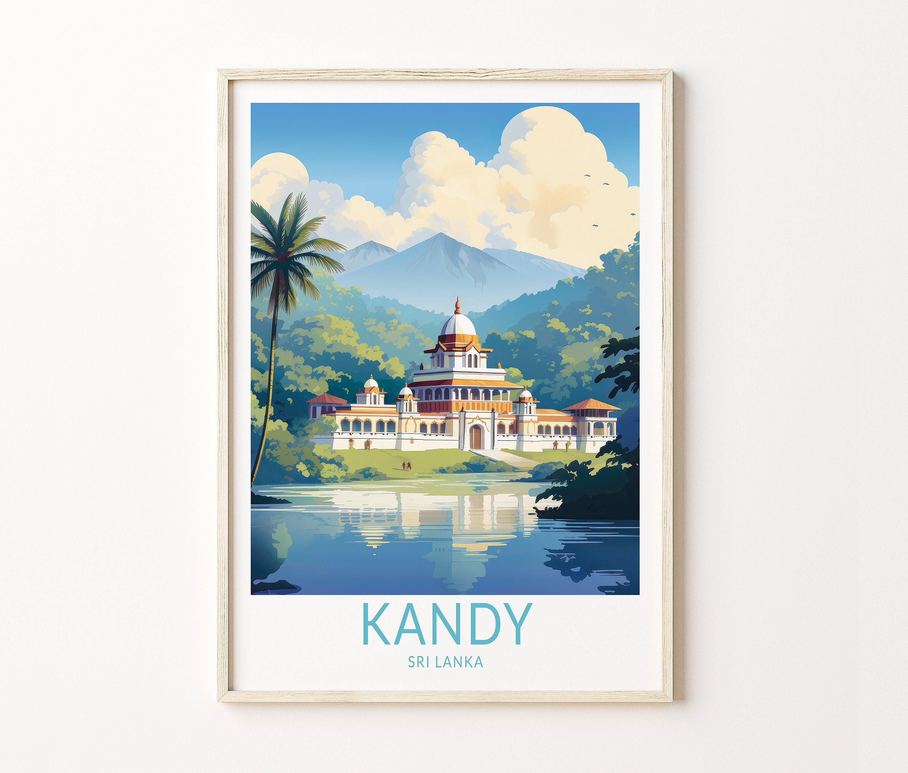 Kandy Sri Lanka Travel Poster, Kandy Sri Lanka Poster Print, - Inspire ...