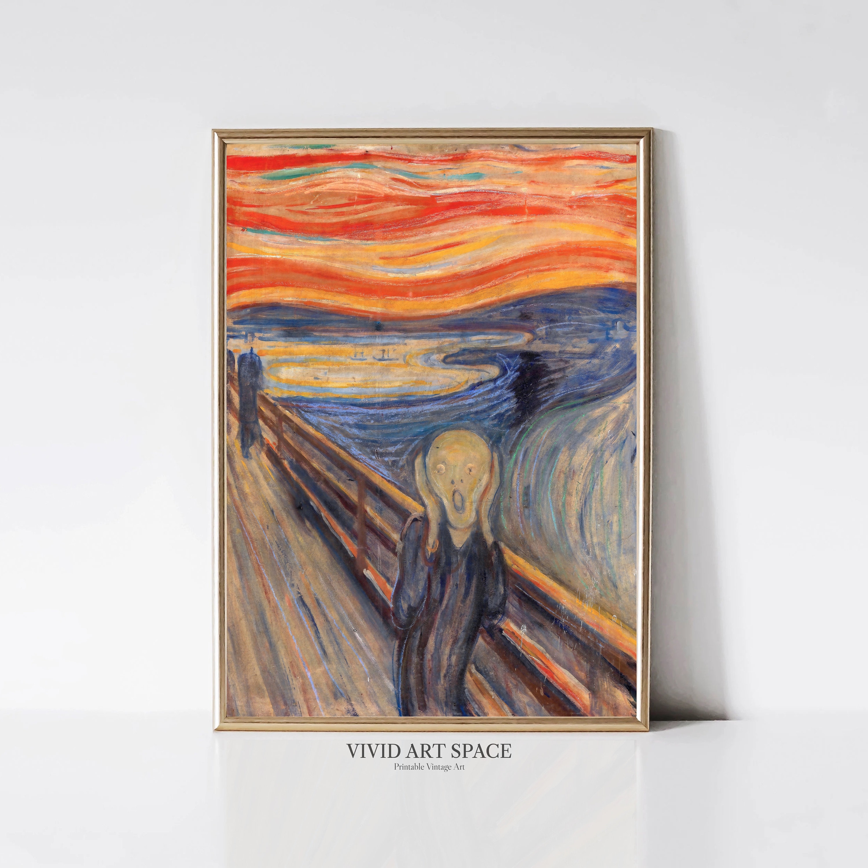 The Scream by Edvard Munch Expressionist Portrait Painting - Inspire Uplift