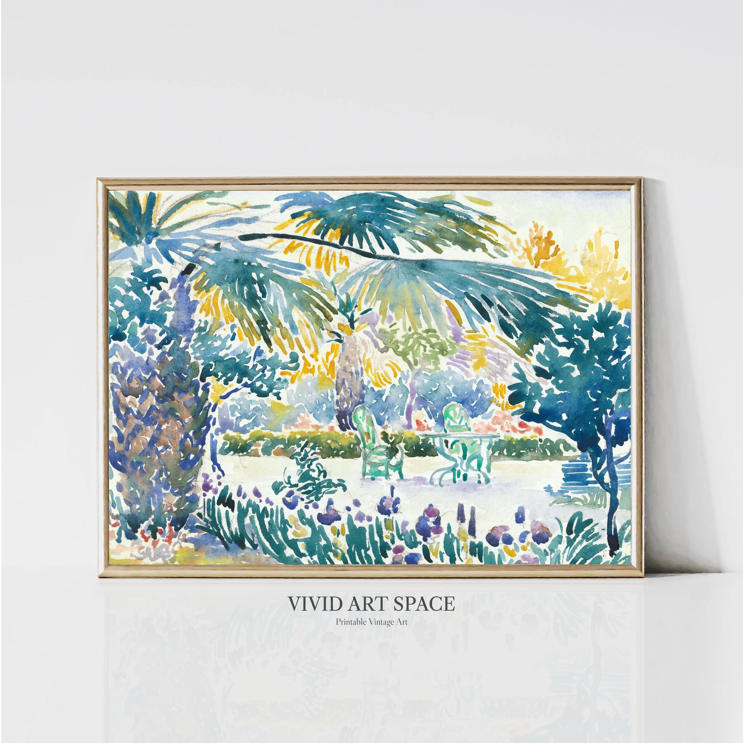 Henri Matisse Garden of the Painter Fauvism Landscape Paint - Inspire ...