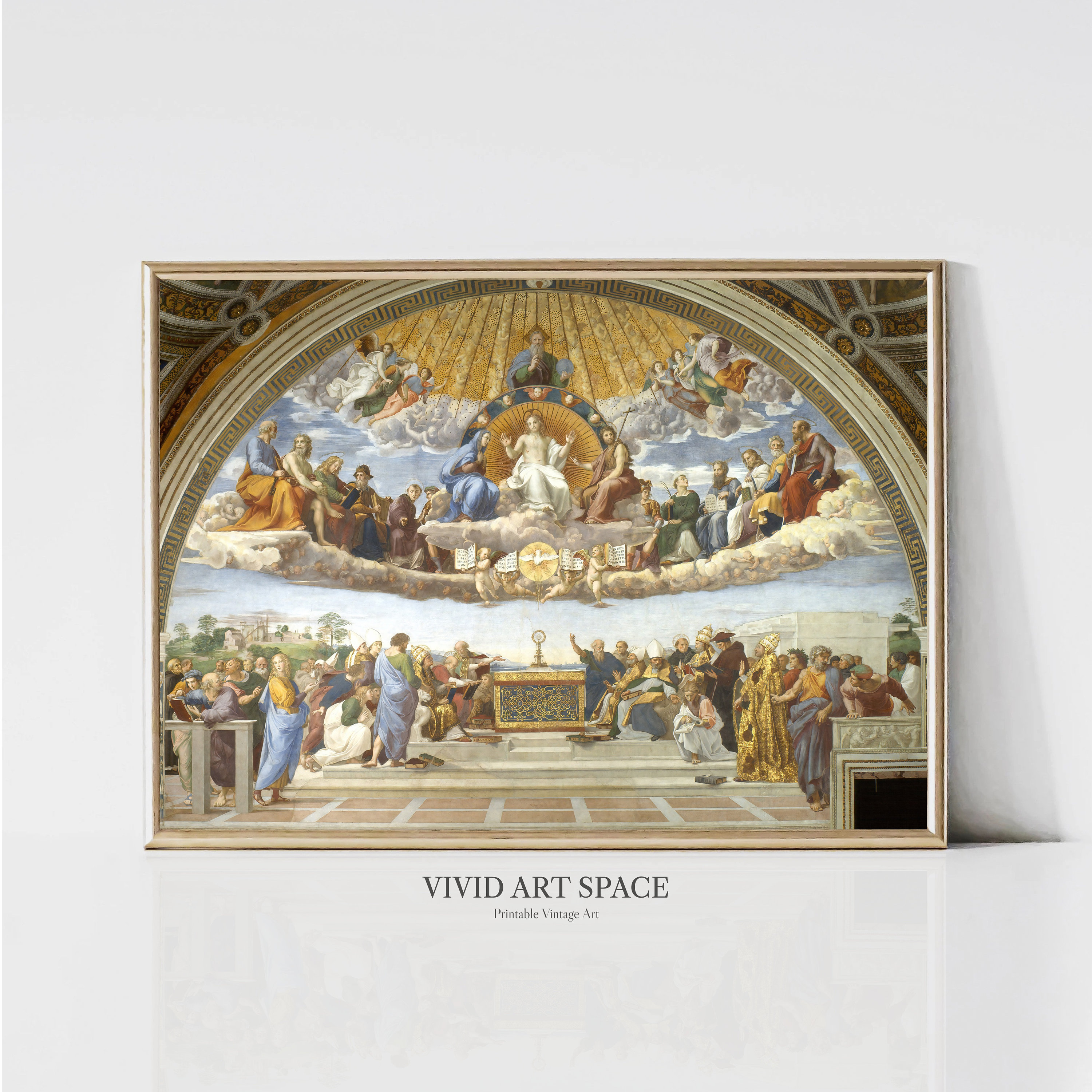 Disputation of the Holy Sacrament by Raphael Classic Art Pr - Inspire ...