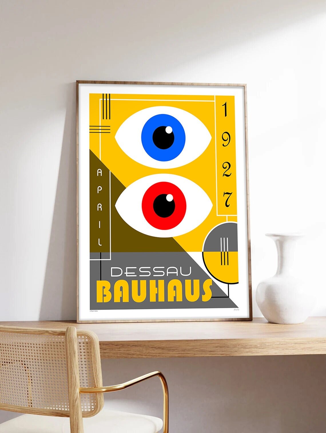 Bauhaus Poster, Bauhaus IV, by Martin Geller, Bauhaus Poster - Inspire ...