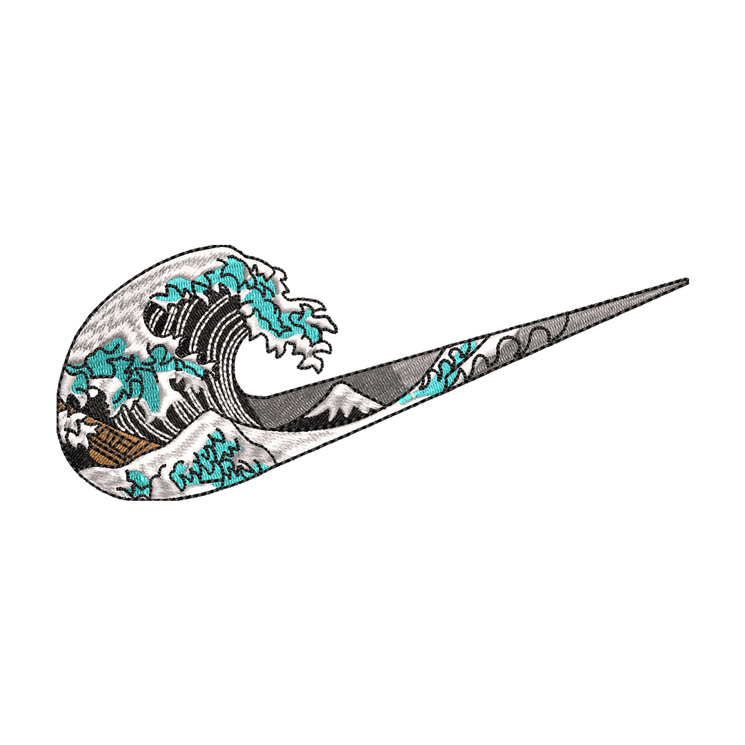 Nike water logo embroidery design, Logo embroidery, Nike des | Inspire ...