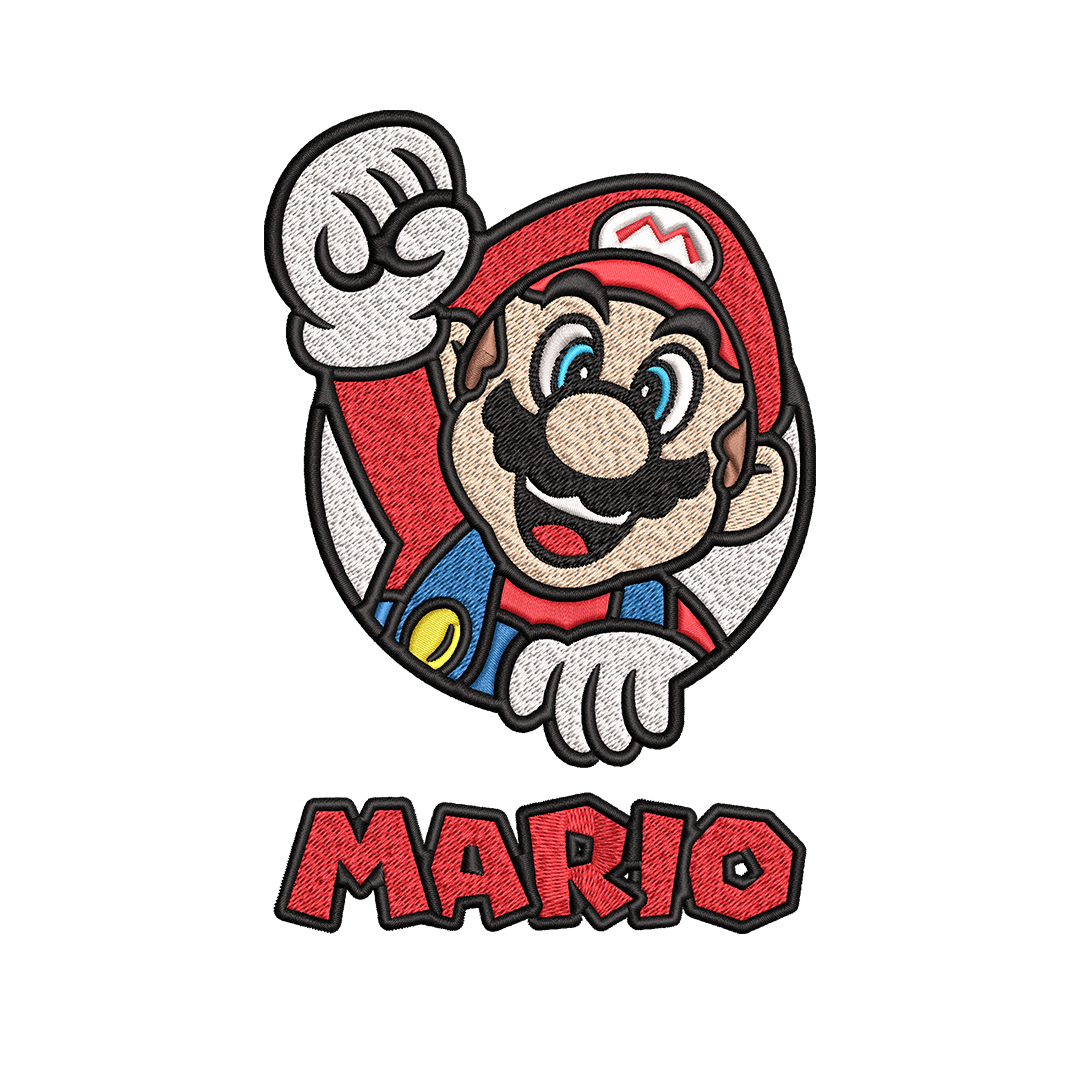 Mario Embroidery design, The Super Mario Bros Embroidery, Em | Inspire ...