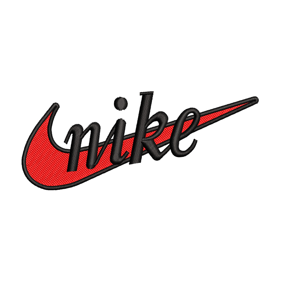 Nike red logo embroidery design, Nike embroidery, Nike desig | Inspire ...