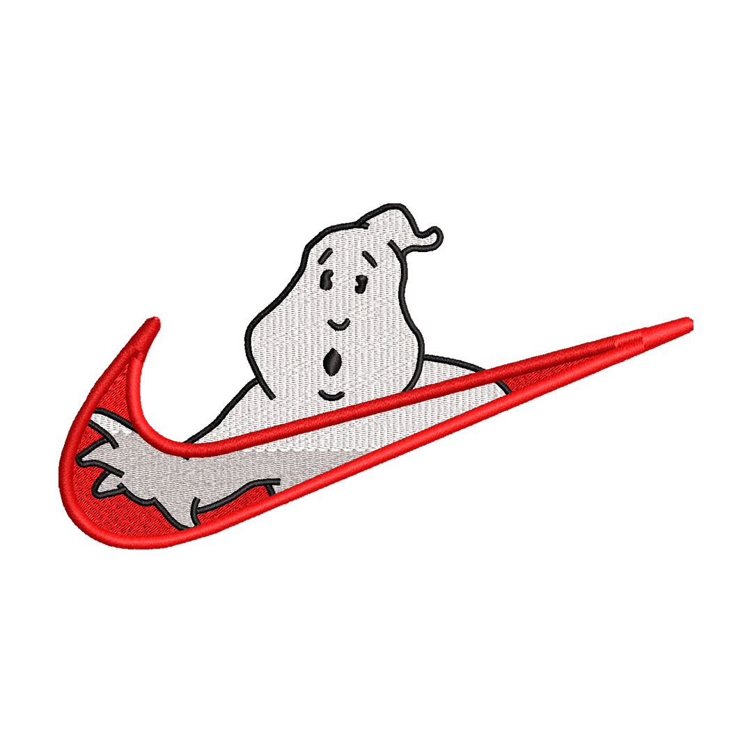 Casafantasmas nike embroidery design, Ghostbusters embroider | Inspire ...
