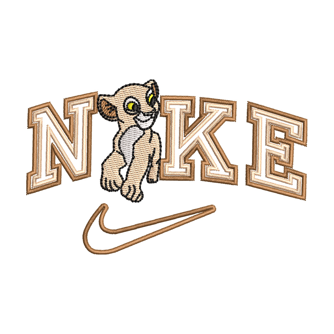 Nike tiger embroidery design, Lion king embroidery, Nike des | Inspire ...