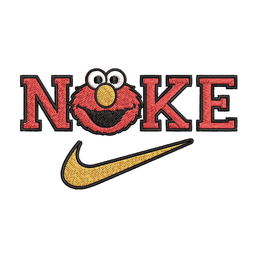 Nike red cartoon Embroidery Design, Nike Embroidery, Brand E | Inspire ...