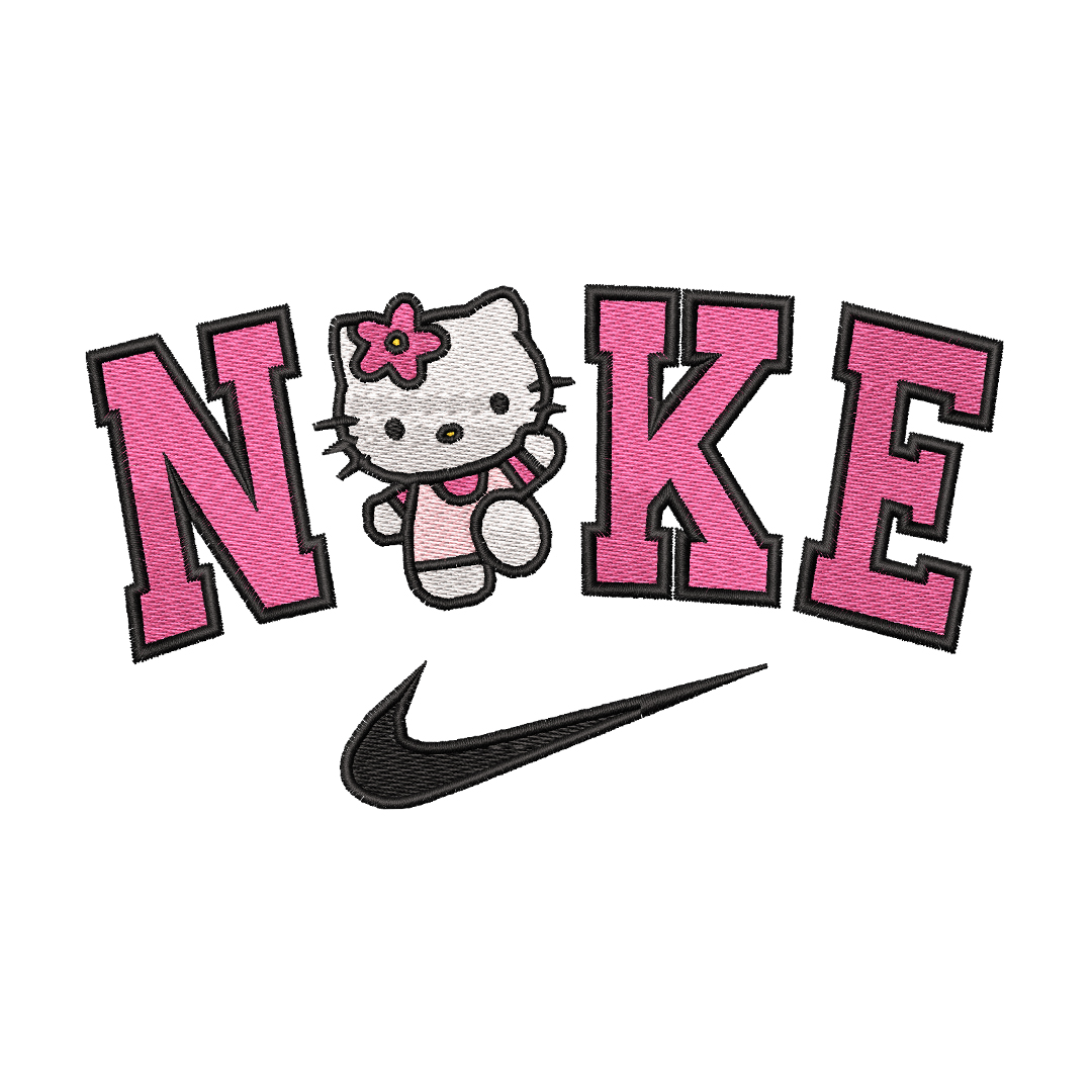 Hello Kitty Nike embroidery design, Hello Kitty embroidery, | Inspire ...