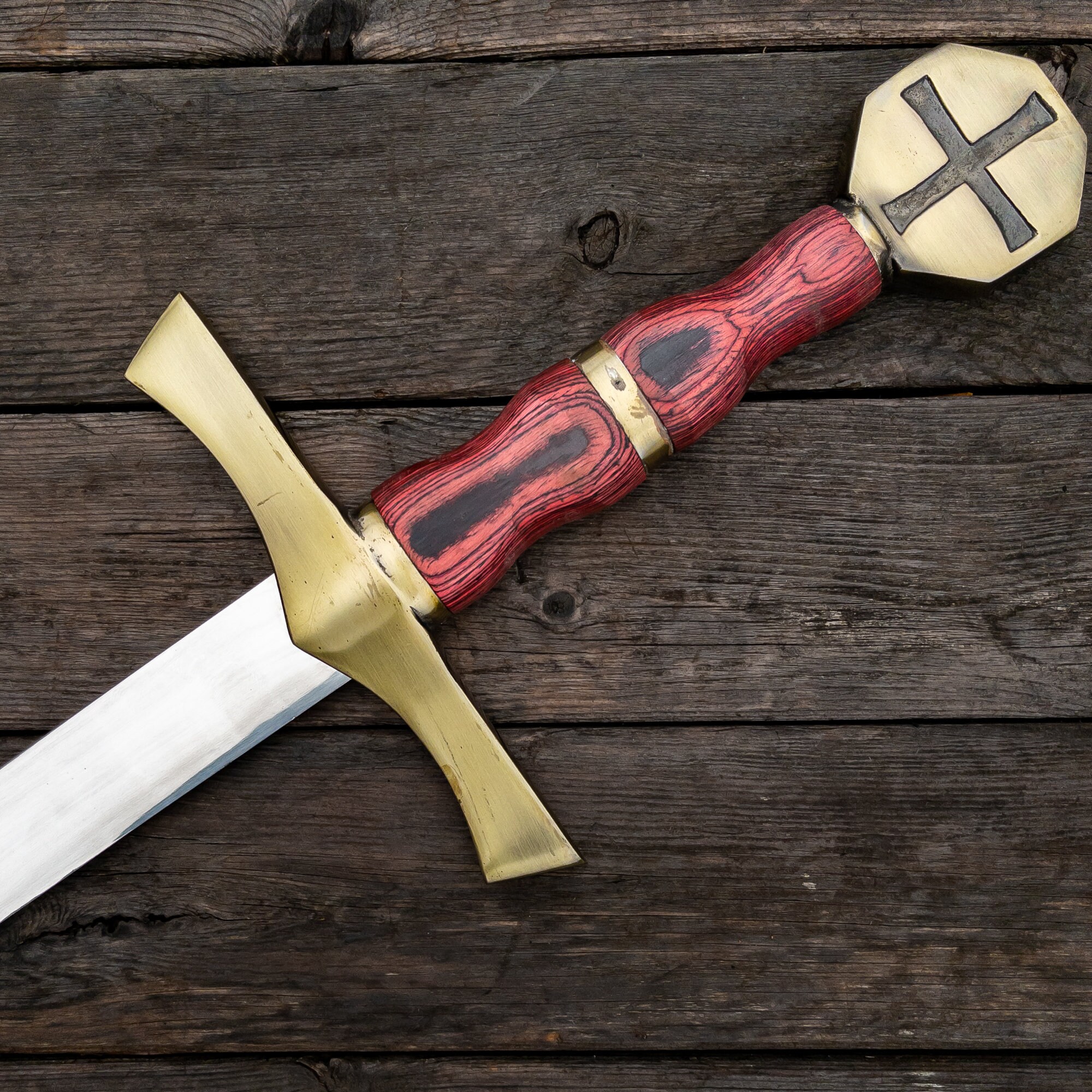 Honorable Cross Display Sword - Medieval Replica Collectible | Inspire ...
