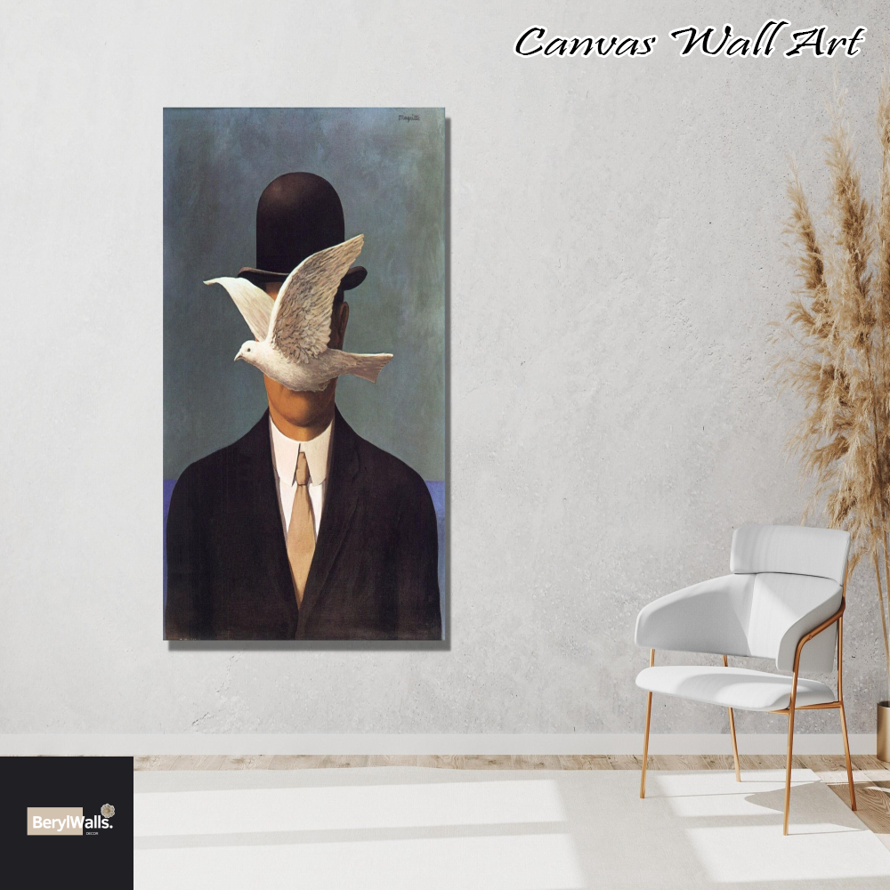 The Man in the Bowler Hat 1964 Rene Magritte, Rene Magritte | Inspire ...