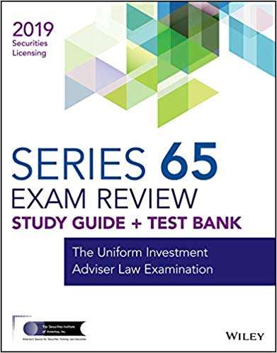 Wiley Series 65 Securities Licensing Exam Review 2019 and Te | Inspire ...