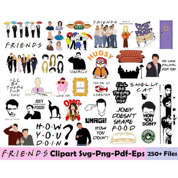 Friends Svg Bundle, Friends Png, Friendship Svg, Cricut | Inspire Uplift