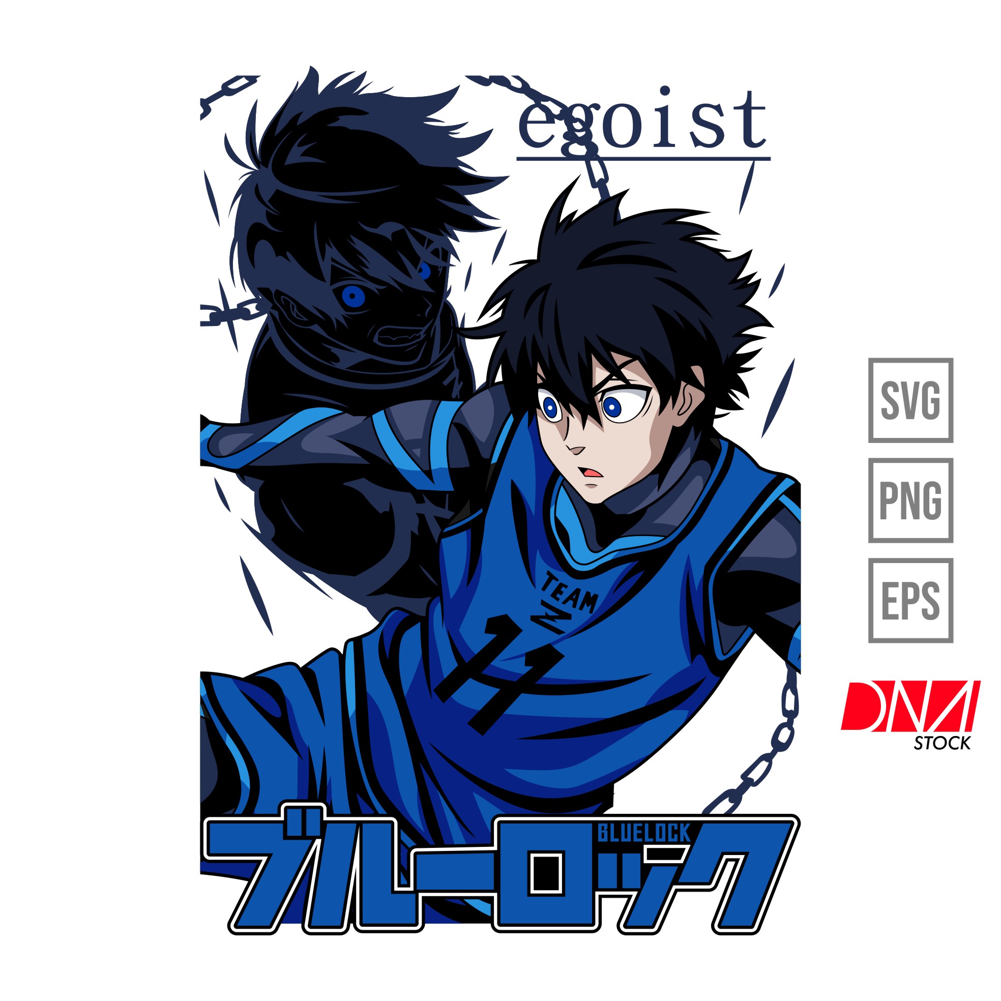 Isagi svg, Isagi Yoichi svg, Blue Lock svg, Anime svg, Anime | Inspire ...