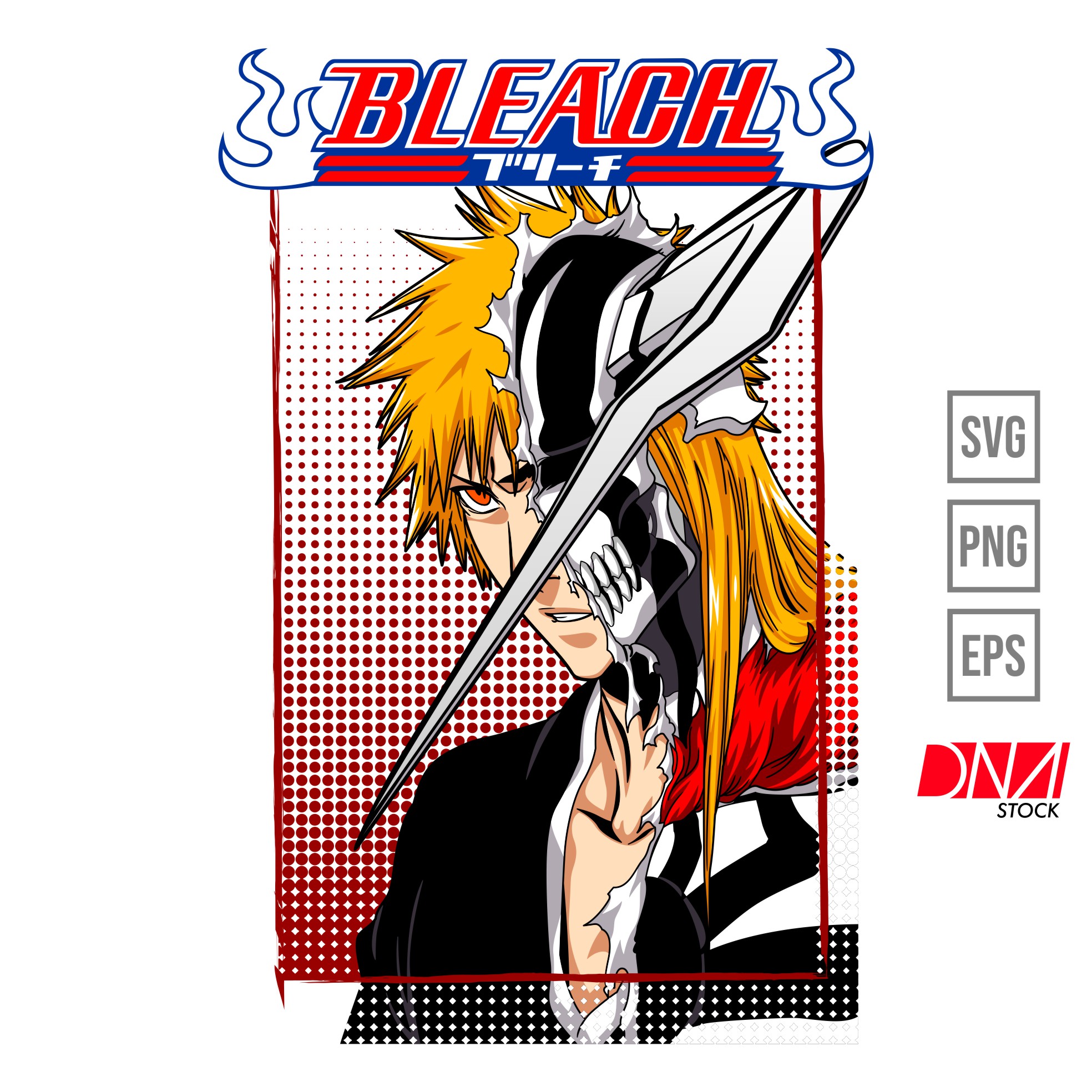 Ichigo svg, Kurosaki Ichigo svg, Bleach svg, Anime svg, Anim | Inspire ...
