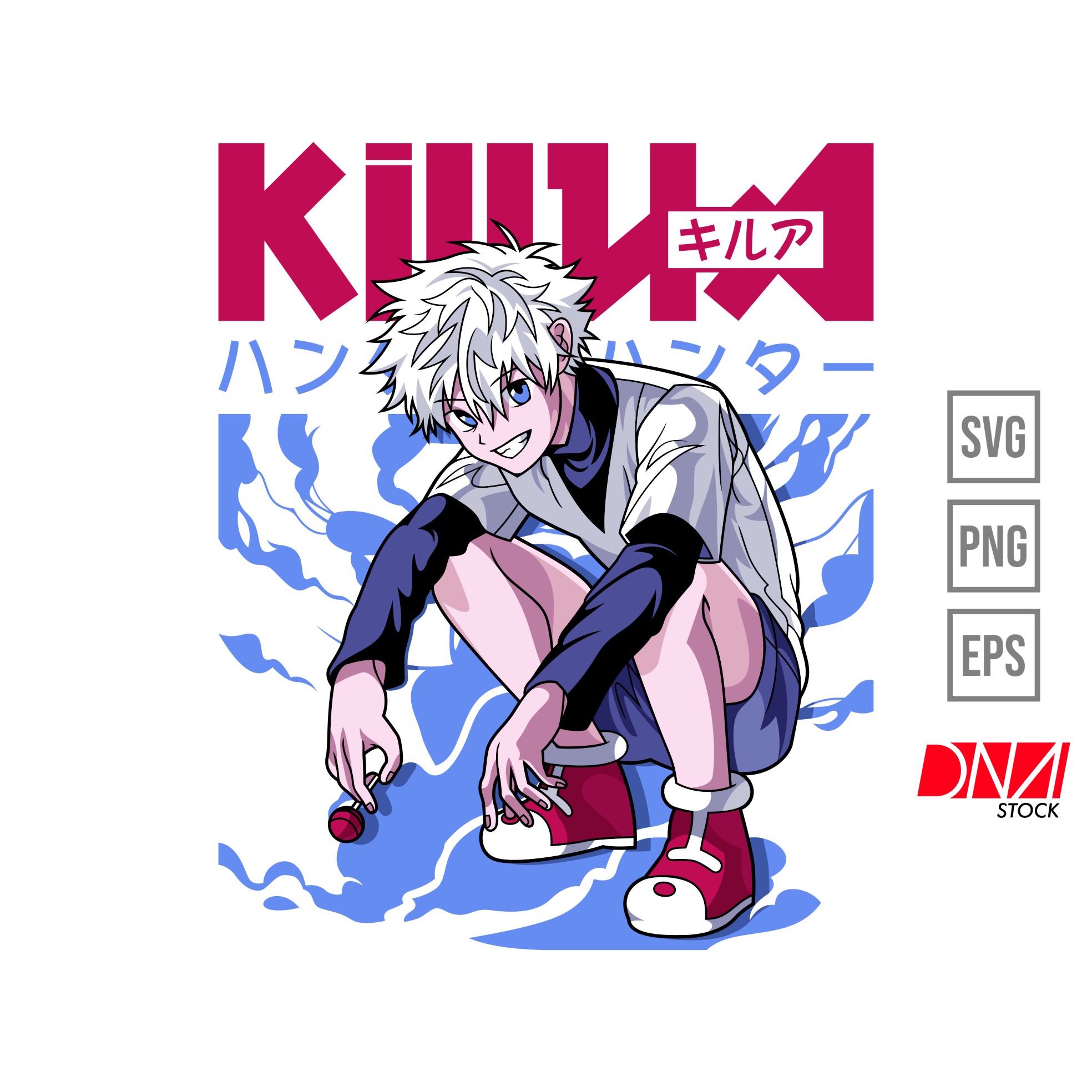 Killua svg, Killua Zoldyck svg, Hunter X Hunter svg, Anime s | Inspire ...