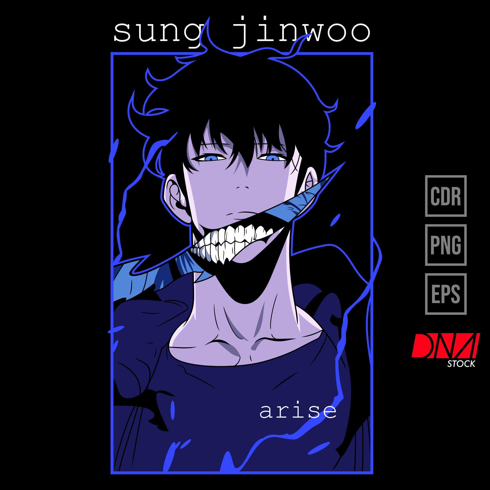 Sung Jinwoo svg, Solo Leveling svg, Anime svg, Manhwa svg, A | Inspire ...