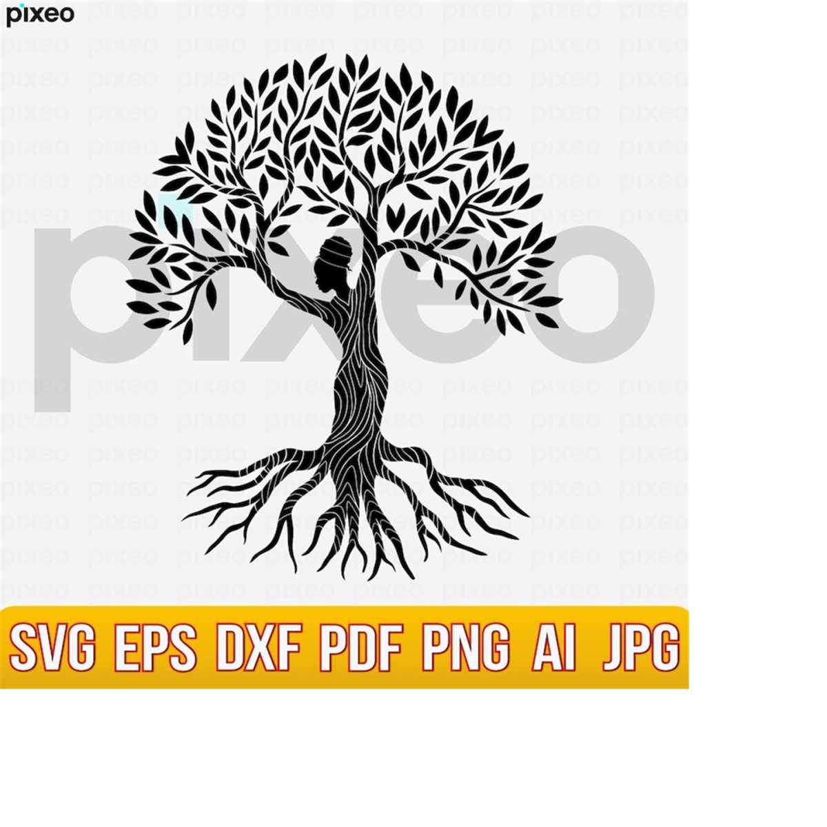Women Tree Svg, Strong Woman Svg, Women Empowerment SVG Svg, | Inspire ...