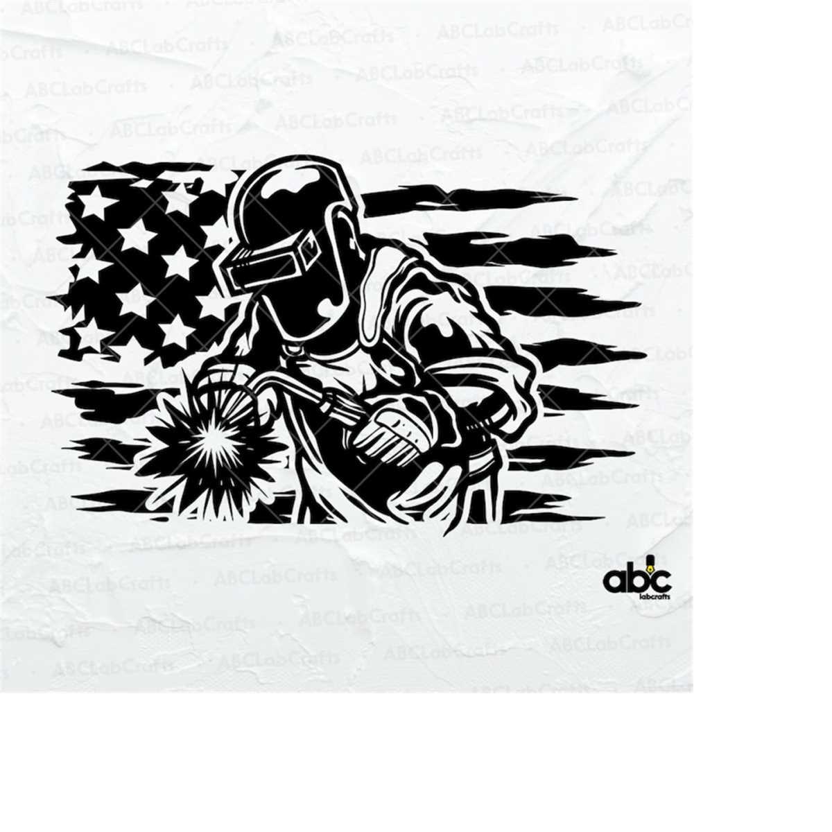 Welding USA Flag Svg | American Welder Svg | Welding Steel M | Inspire ...