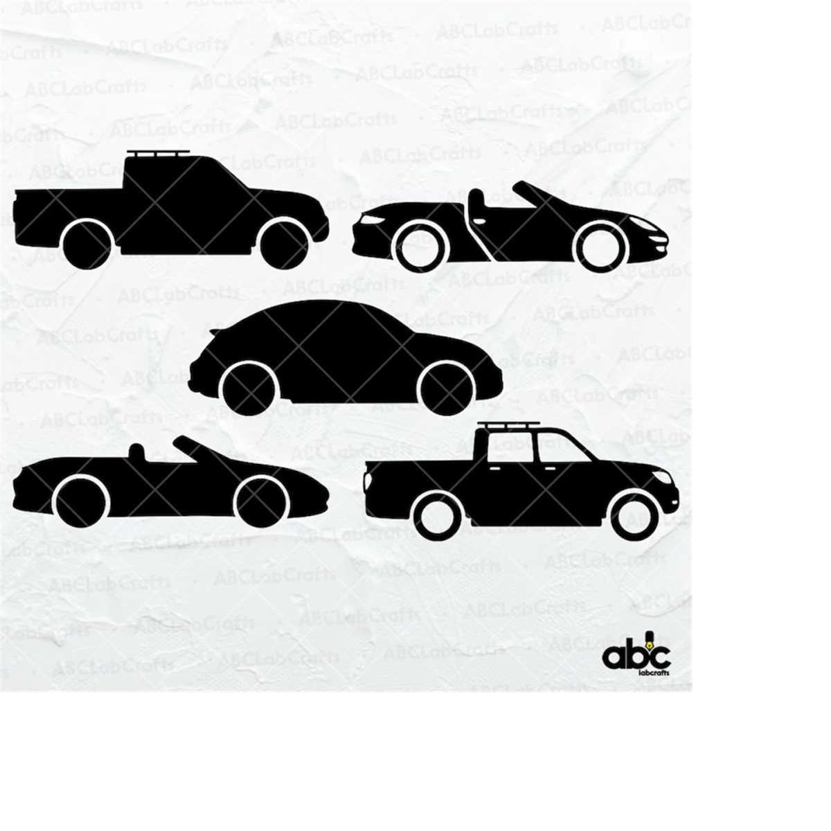 Car Svg Bundle | Cars Silhouette | Cars Svg | Car Svg File f | Inspire ...