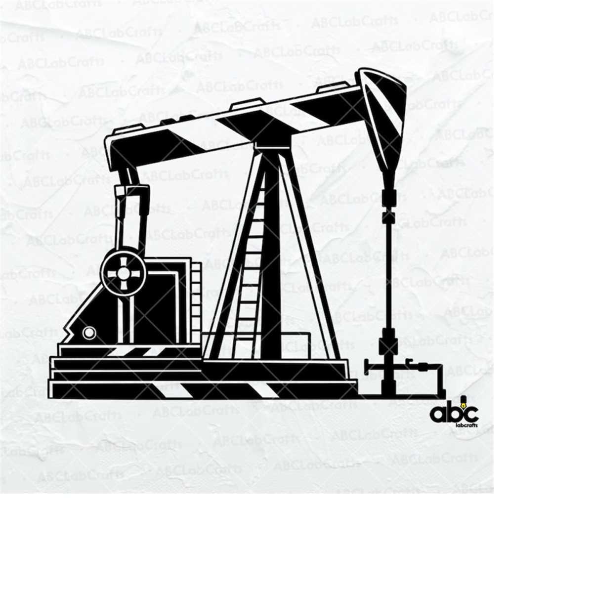 Oil Rig Svg File | Oil Derrick Svg | Oil Field Svg | Oil Pum | Inspire ...