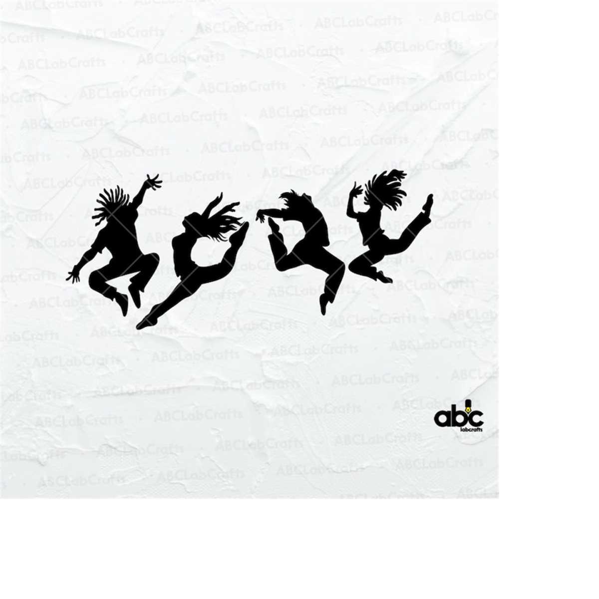 Dance Svg File | Dancers Svg | Dancer Silhouettes Svg | Danc - Inspire ...