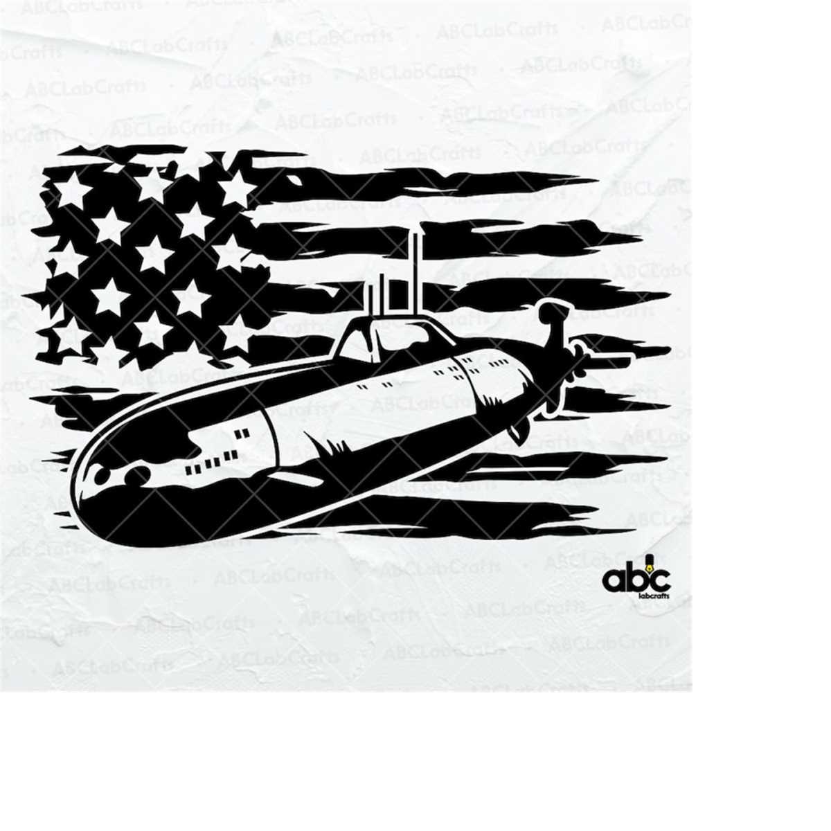 US Submarine Svg File | US Navy Svg | Warship Svg | Submarin - Inspire ...