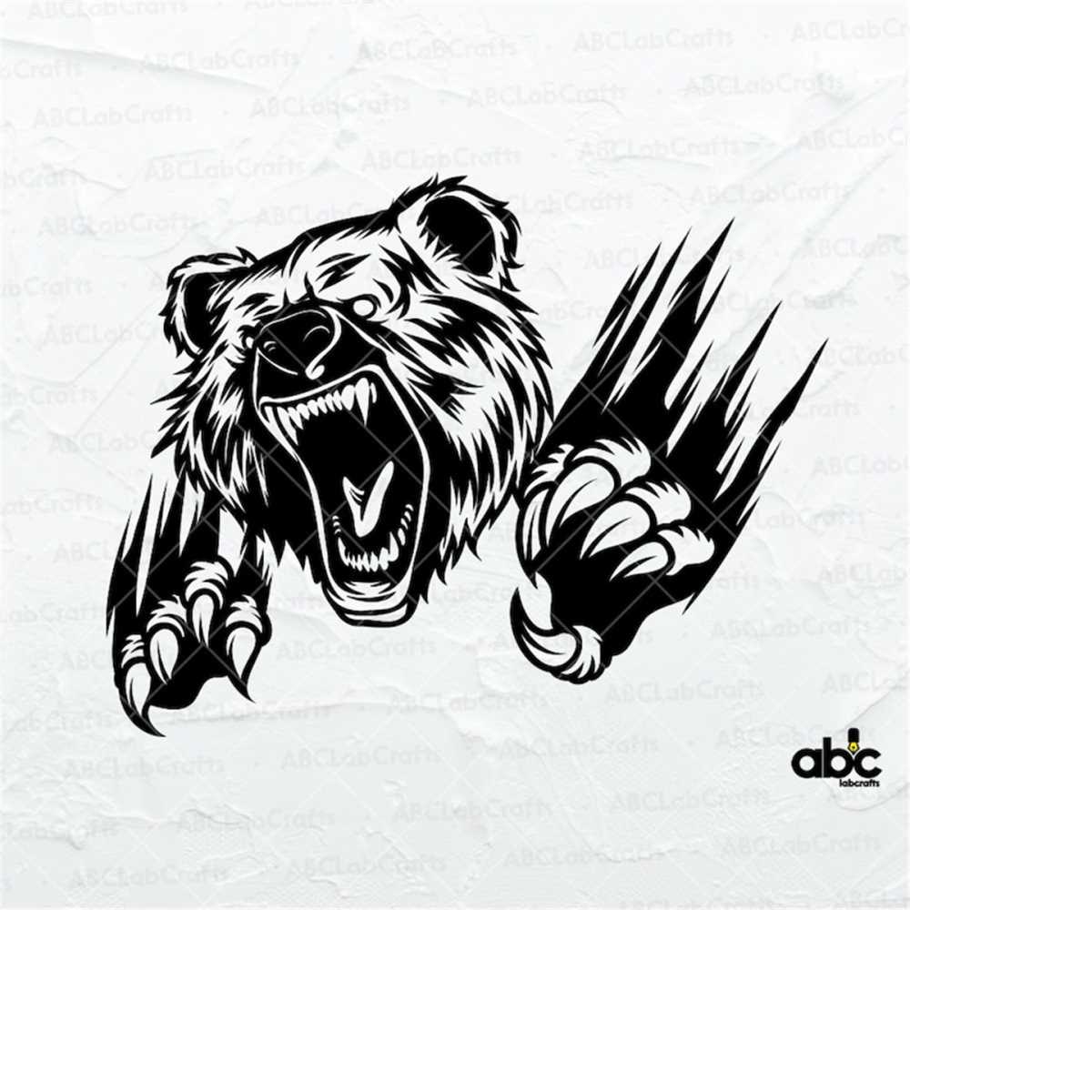 Bear Claws Scratch Svg File | Wild Animals Svg | Animals Svg - Inspire ...