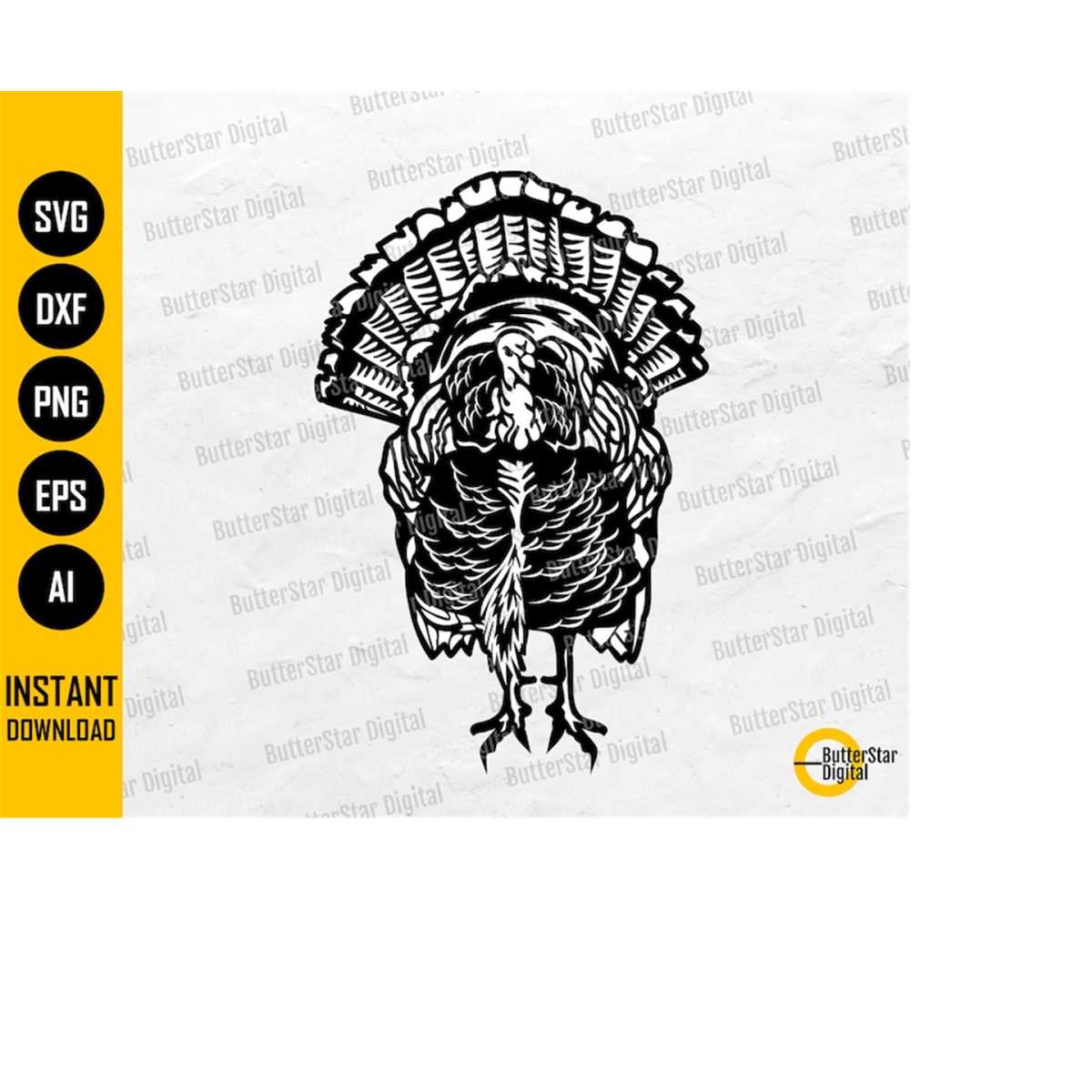 Wild Turkey SVG | Turkey SVG | Turkey Hunter SVG | Hunting D | Inspire ...