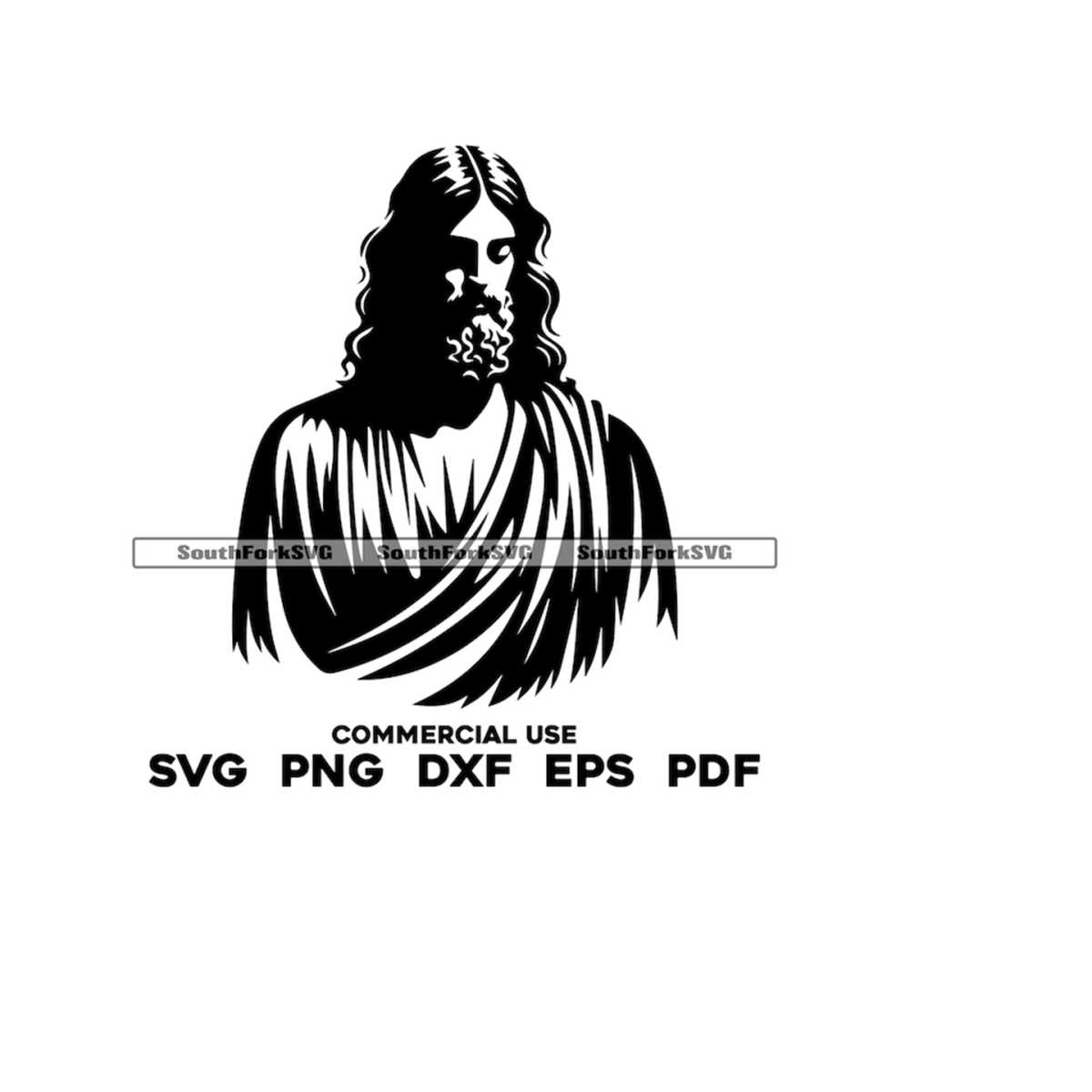 Jesus Christ of Nazareth svg png dxf eps pdf | vector graphi - Inspire ...