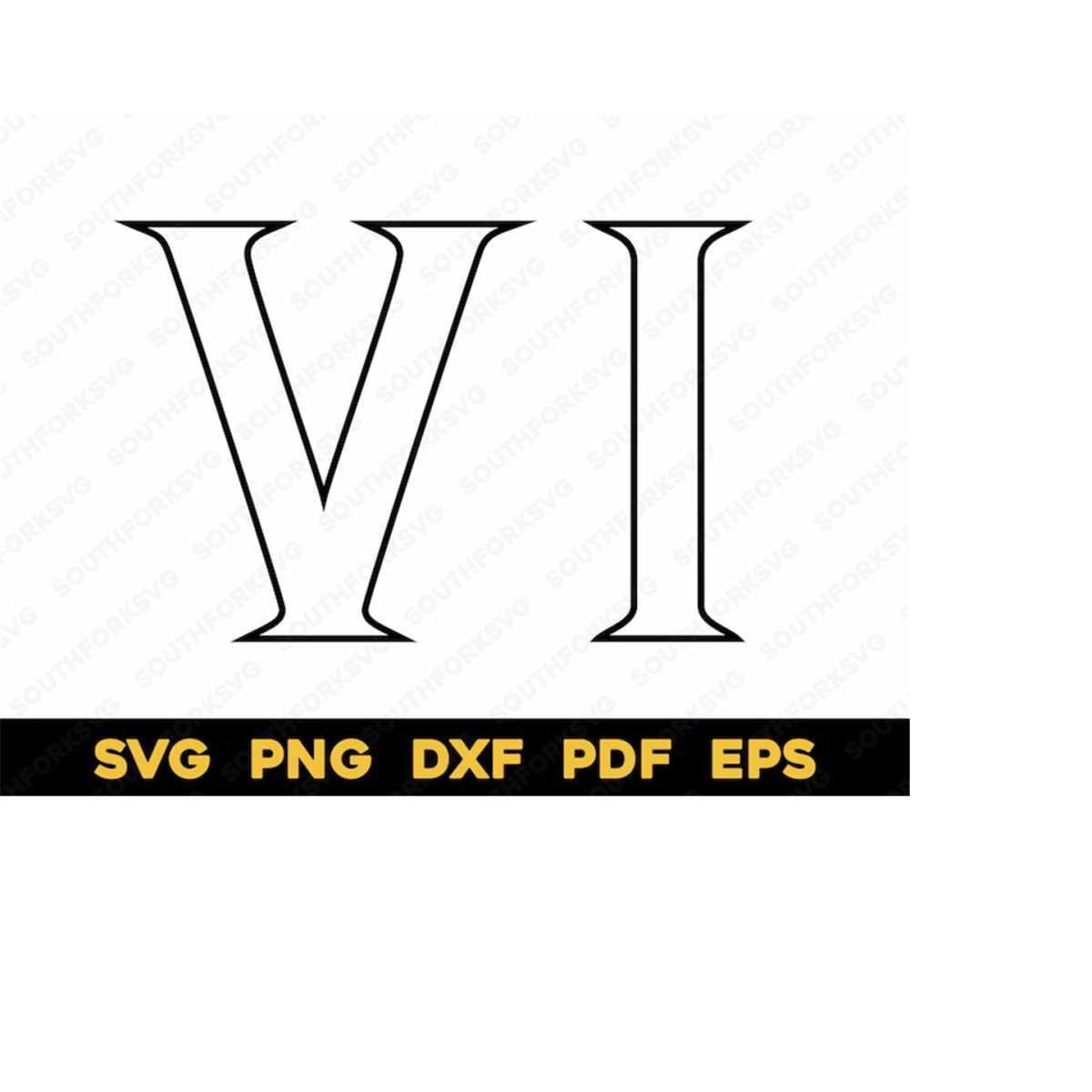 Virgin Islands VI Letters Transparent Outline svg png dxf pd | Inspire ...