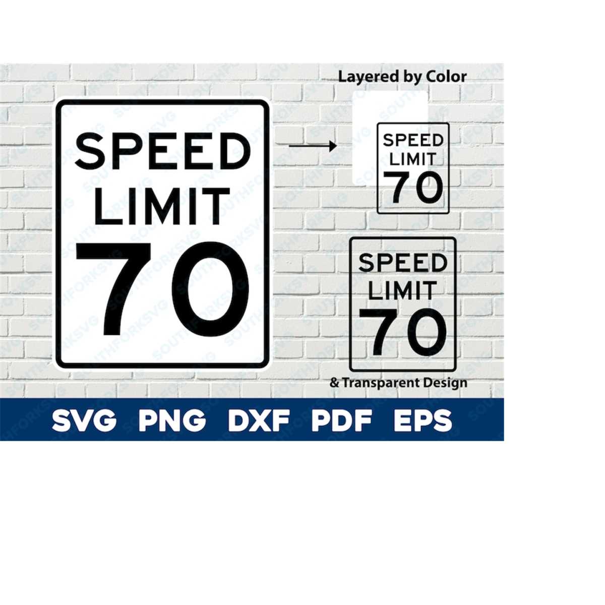 Speed Limit 70 Sign Logo Symbol svg png dxf eps pdf Layered - Inspire ...