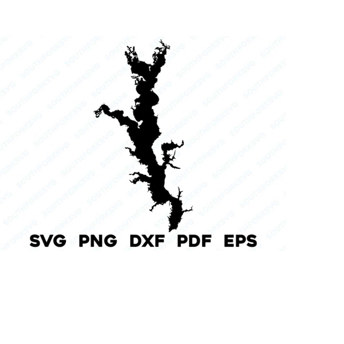 Lake Palestine Texas Map Shape Silhouette svg png dxf pdf ep | Inspire ...