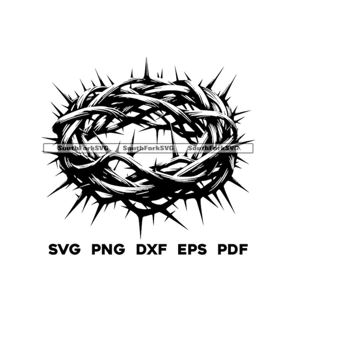 Jesus's Crown of Thorns Design Files svg png dxf eps pdf | v | Inspire ...