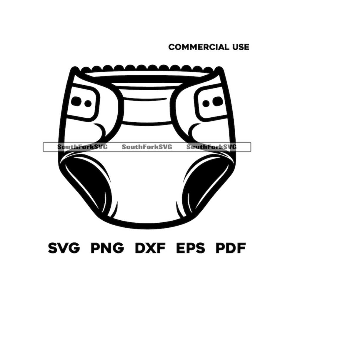 Baby Diaper Outline Design | svg png dxf eps pdf | vector gr | Inspire ...