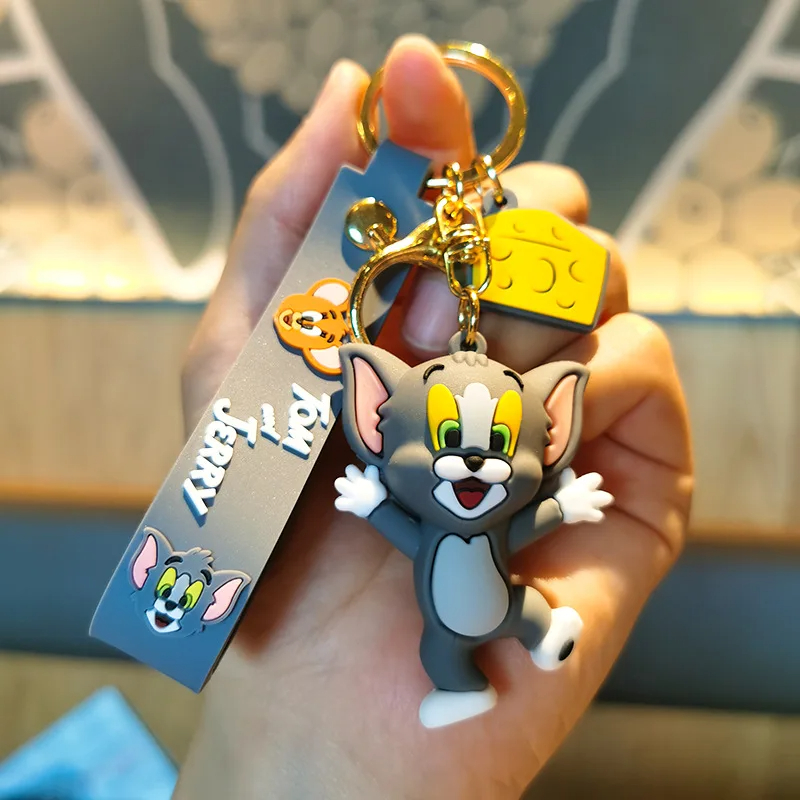Cartoon Tom and Jerry Keychain Cute Figure Fashion Bag Pende | Inspire ...