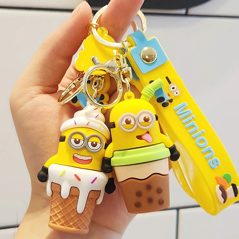 New Cartoon Resin Keychain Despicable Me Cute Creative Desse | Inspire ...