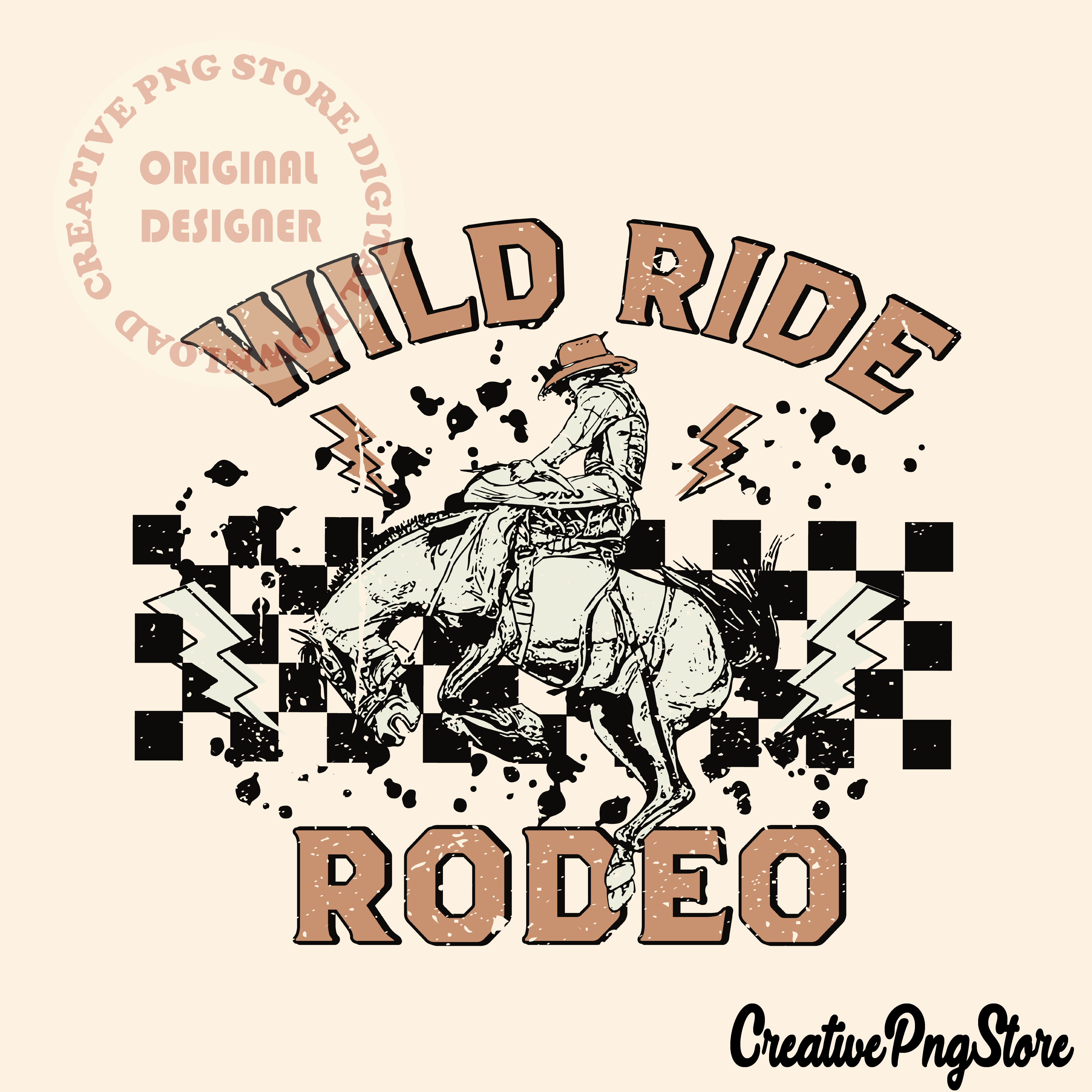 Western Wild Ride Rodeo PNG,Rodeo Png, Western Sublimation D | Inspire ...