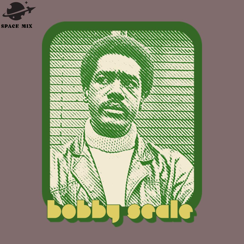 Bobby Seale Retro Style Black ower Tribute PNG Design | Inspire Uplift