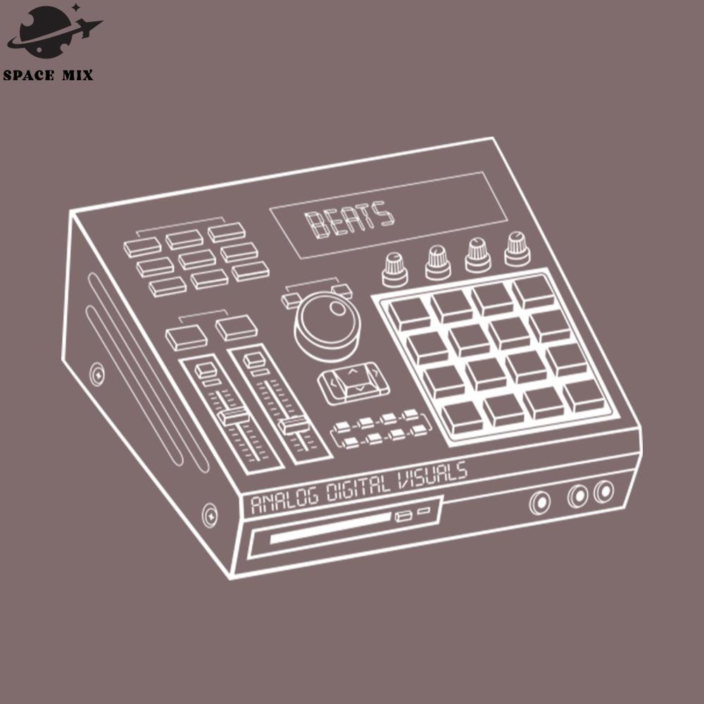 Beat Maker Analog Music White Lines Hiphop PNG Design | Inspire Uplift