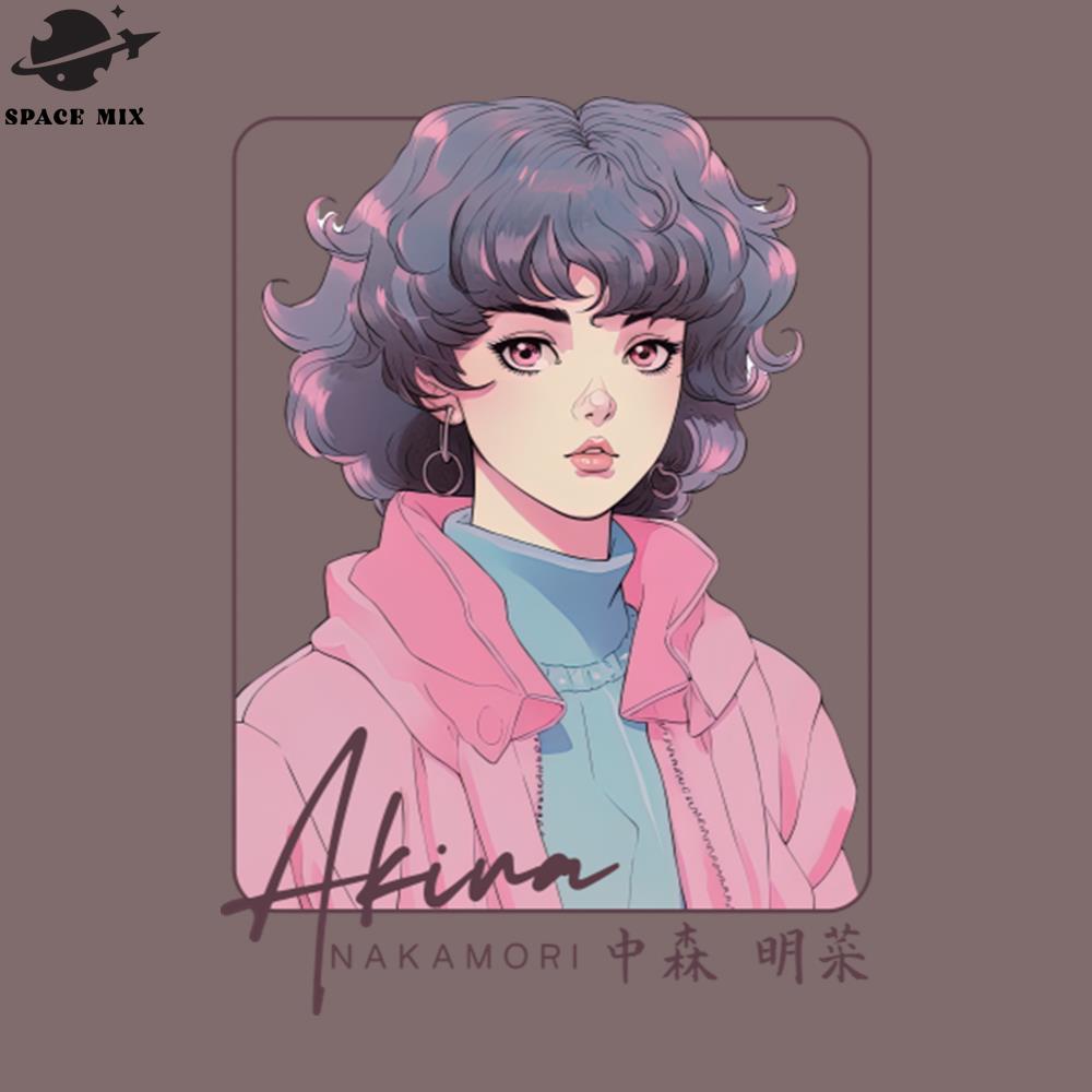 Akina akamori Anime Style Art PNG Design | Inspire Uplift