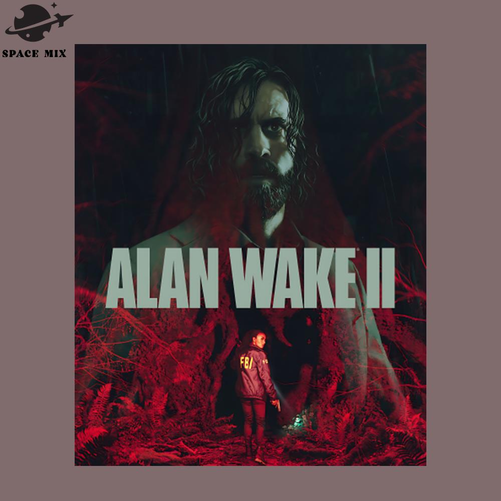 Alan Wake II PNG Design | Inspire Uplift