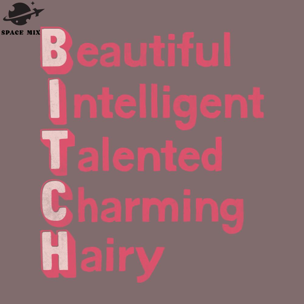 BITCH Funny Acronym PNG Design | Inspire Uplift