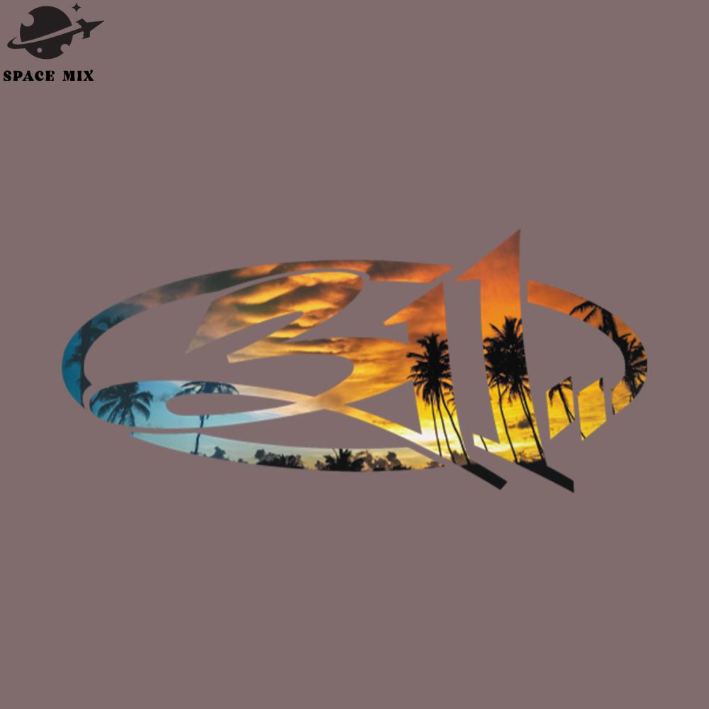 311 Sunset Beach Logo PNG Design | Inspire Uplift