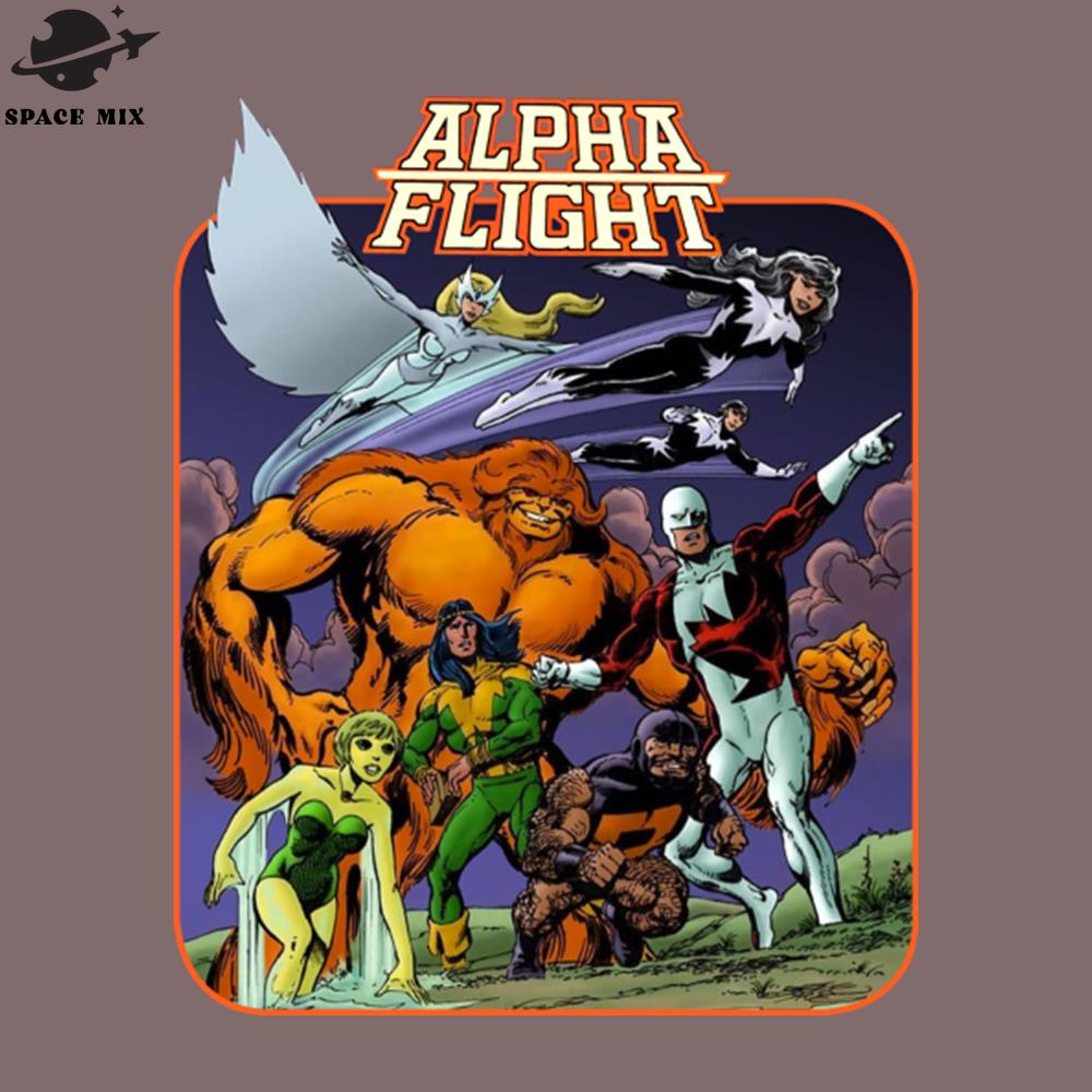 Alpha Flight exclusive PNG Design | Inspire Uplift