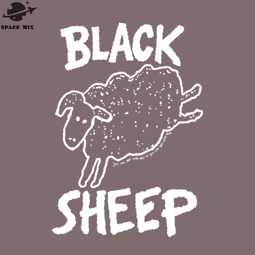 Black Sheep Music PNG Design - Inspire Uplift