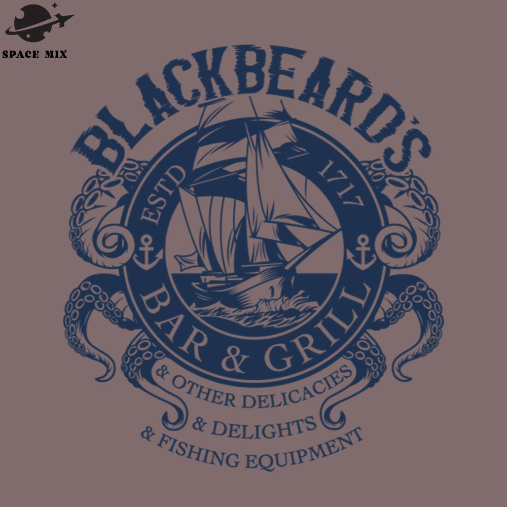 Blackbeards Bar rill PNG Design - Inspire Uplift