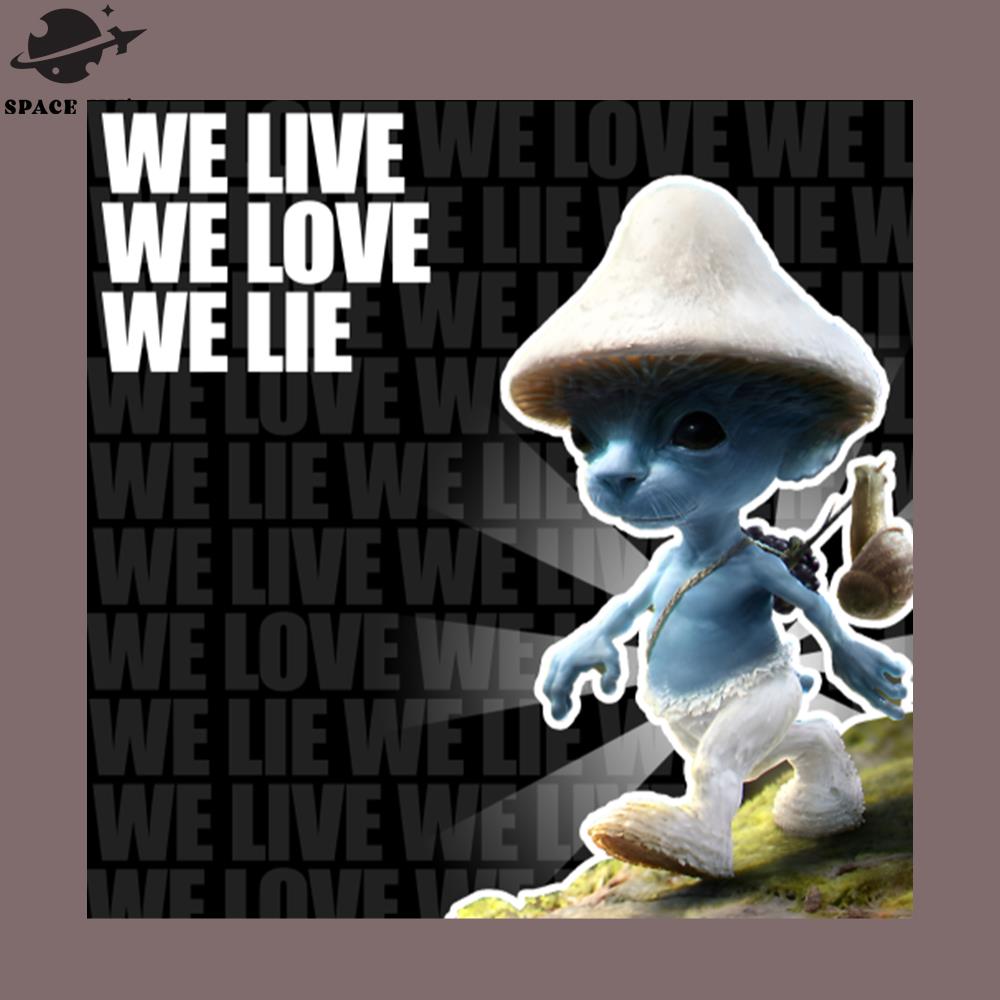Blue Smurf Cat PNG Design | Inspire Uplift