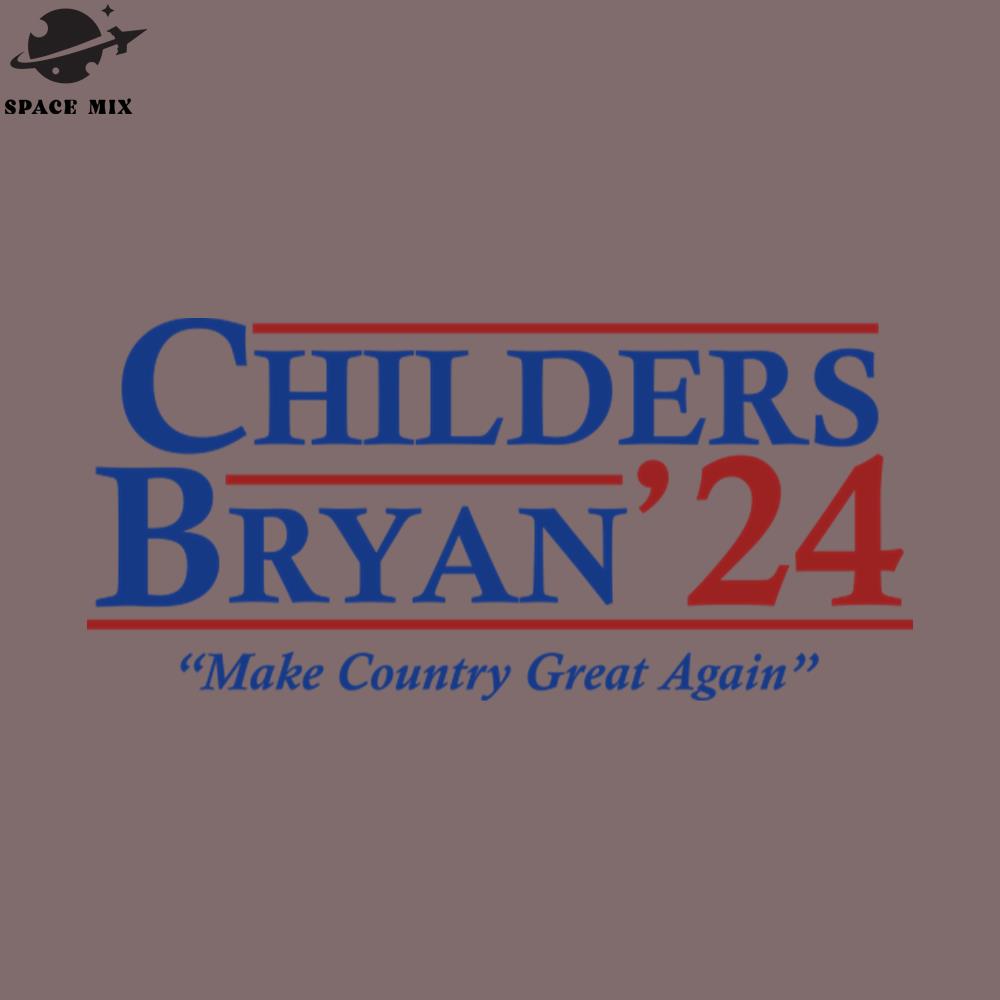 Childers Bryan 2024 Election PNG Design - Inspire Uplift