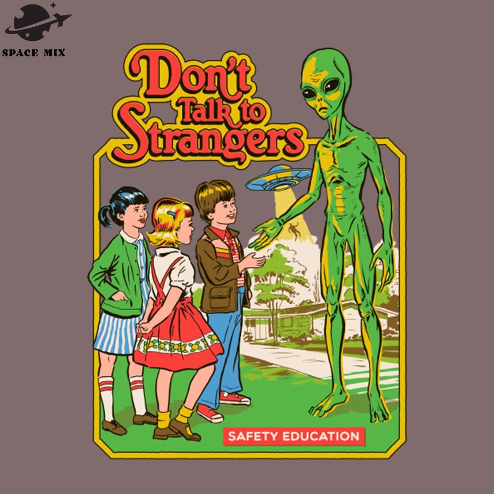 Dont Talk to Strangers PNG Design | Inspire Uplift