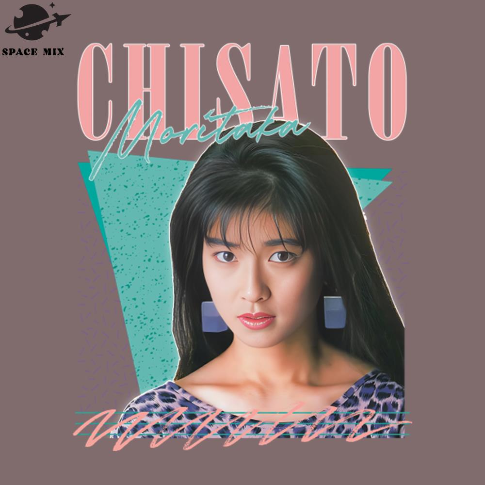 Chisato Moritaka 80s Aesthetic PNG Design - Inspire Uplift